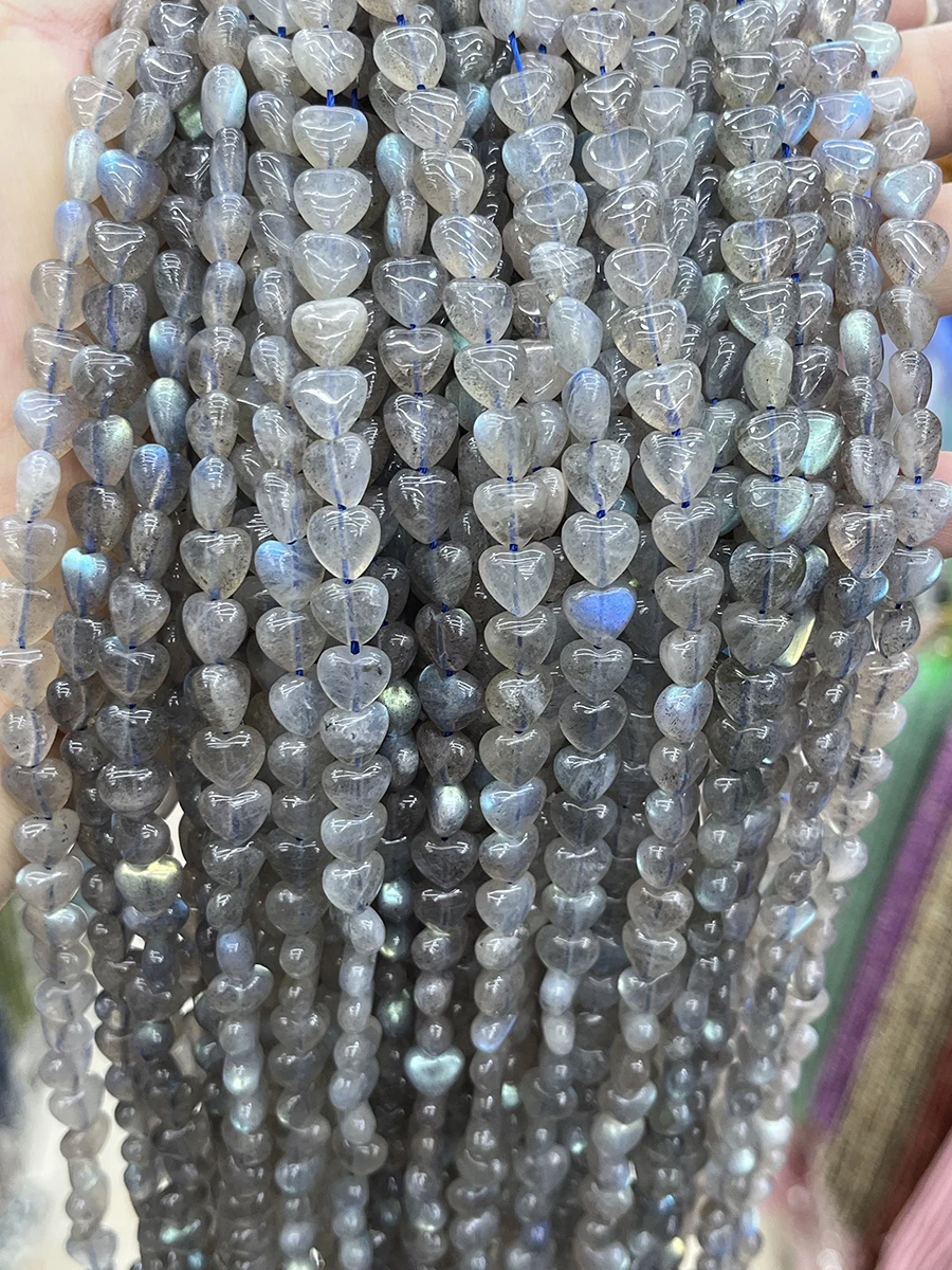 8mm-Natural-Labradorite-Beads-Moonlight-Stone-Crystal-Heart-shaped ...