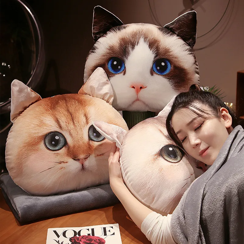 Cartoon-Cat-Plush-Toys-Summer-Blanket-Stuffed-Plush-Pillow-Cushion ...