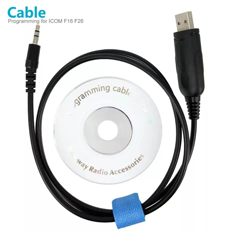 USB Programming Cable for ICOM IC-F16 F26 A110 IC-V8 IC-F3 IC-F4 IC ...