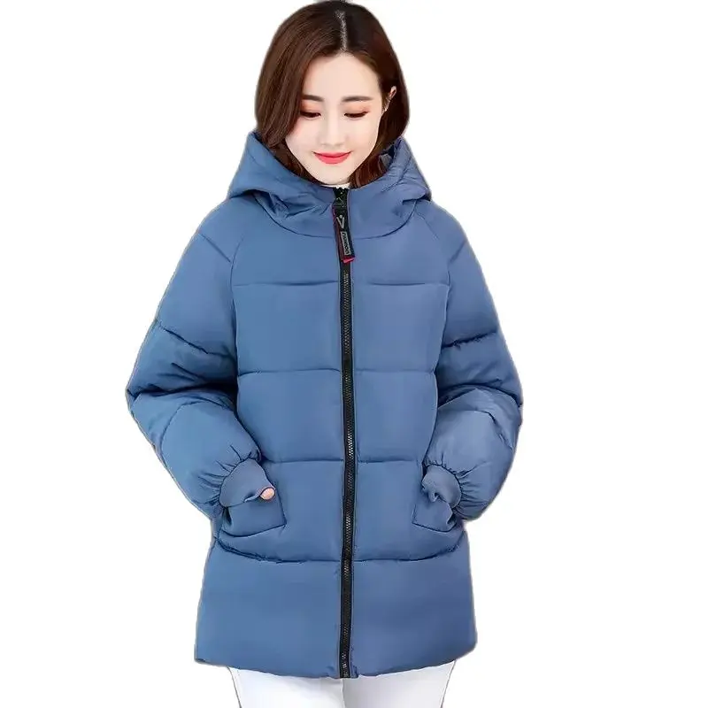 Plus size XL-8XL Winter Parkas Women's Cotton-padded Jacket Super Large ...