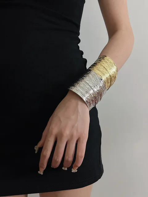Arm Cuff Cuff Lacey - Open Cuff Bracelet - Hammered Cuff - Adjustable ...