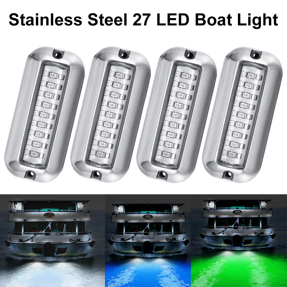 27 LED Stainless Steel Marine Navigation Light: The Ultimate Underwater ...