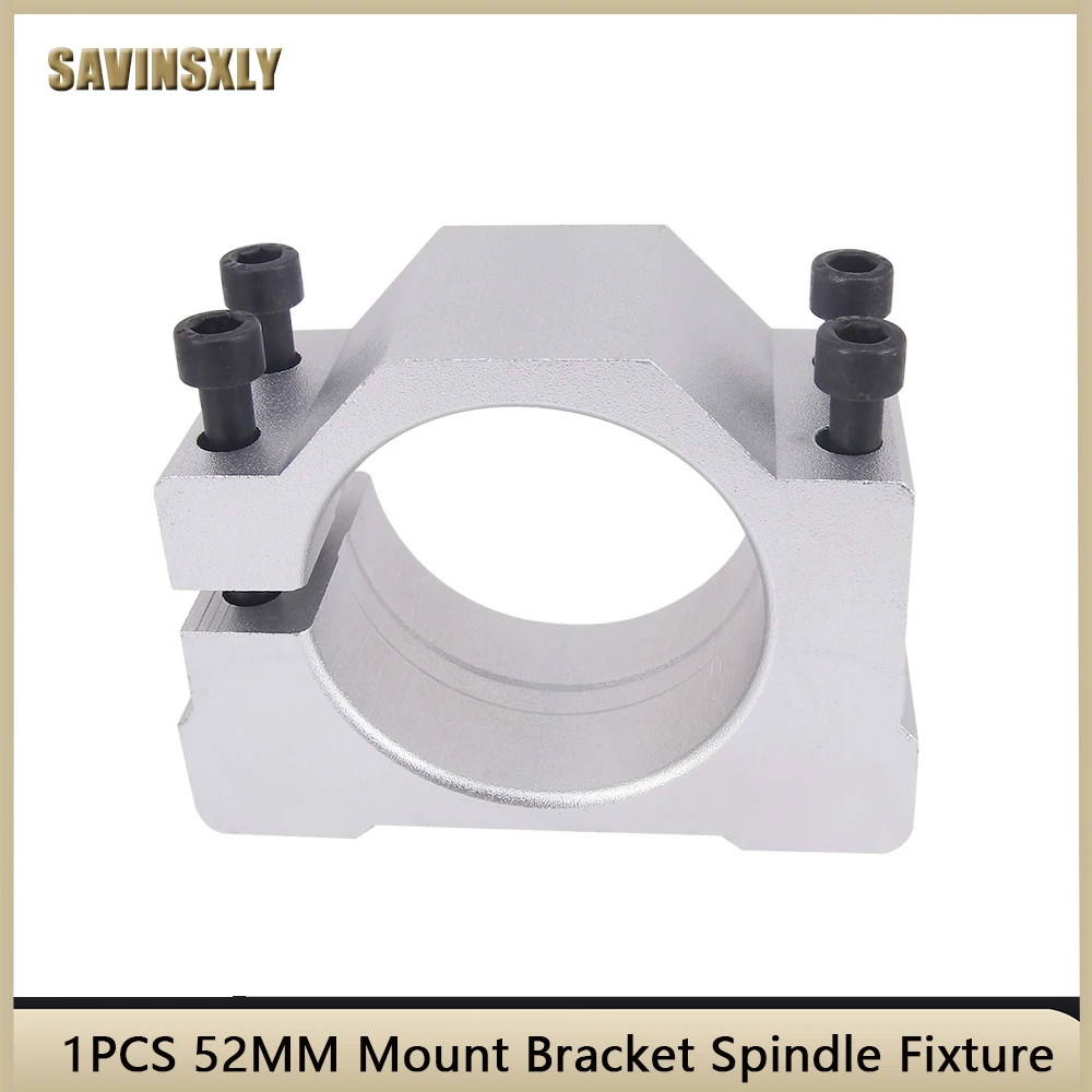 CNC-Router-Machine-Spindle-Clamp-Diameter-52mm-Spindle-Motor-Clamp-for ...