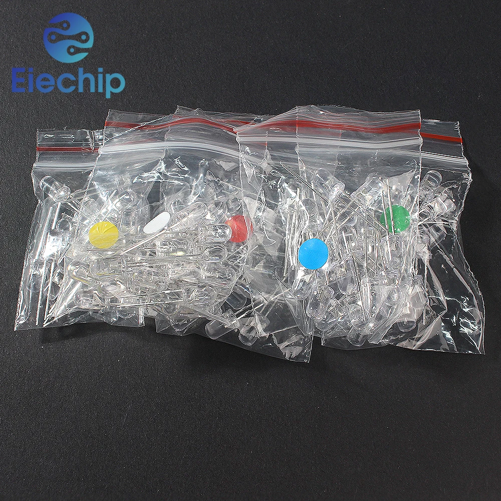 100PCS-Super-Bright-Light-Emitting-5MM-LED-Diodes-DIY-Electronic-Kit ...
