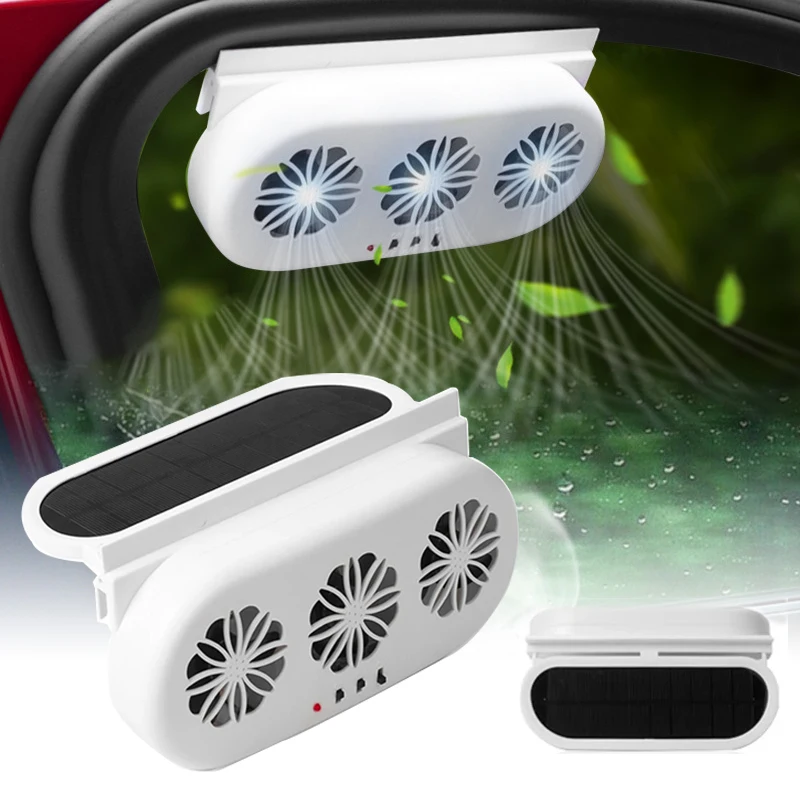 3-Head-Electric-Car-Cooling-Fan-Solar-Powered-Car-Exhaust-Fan-USB ...