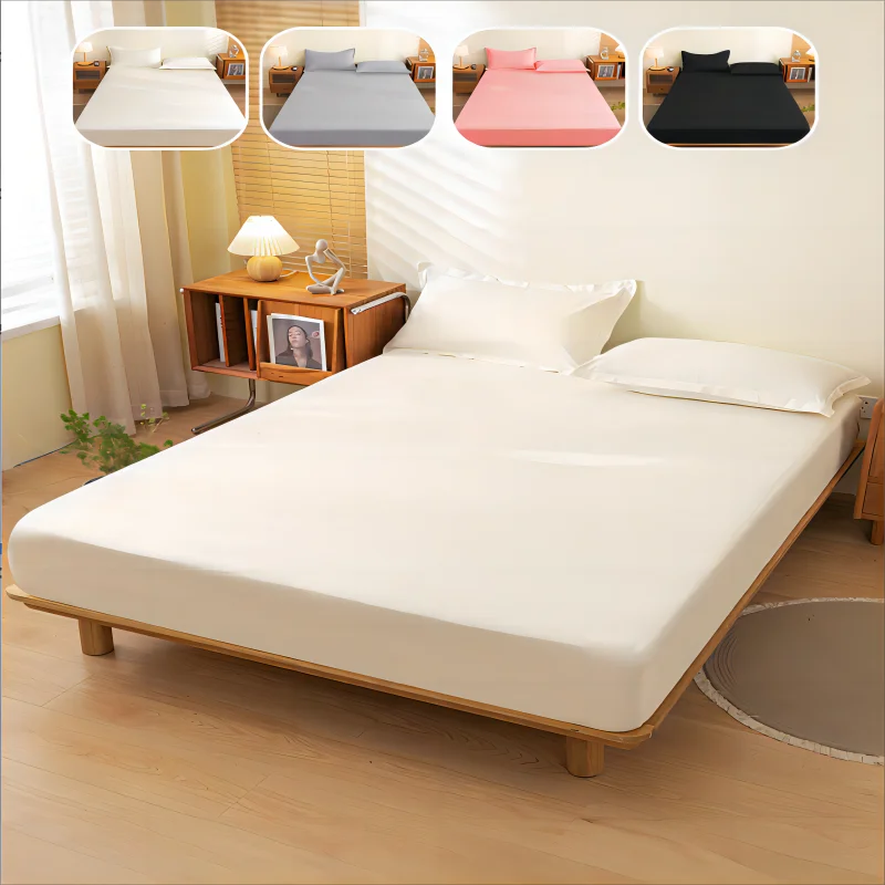 1PC-Solid-Color-Mattress-Dustproof-Antifouling-Polyester-Material ...