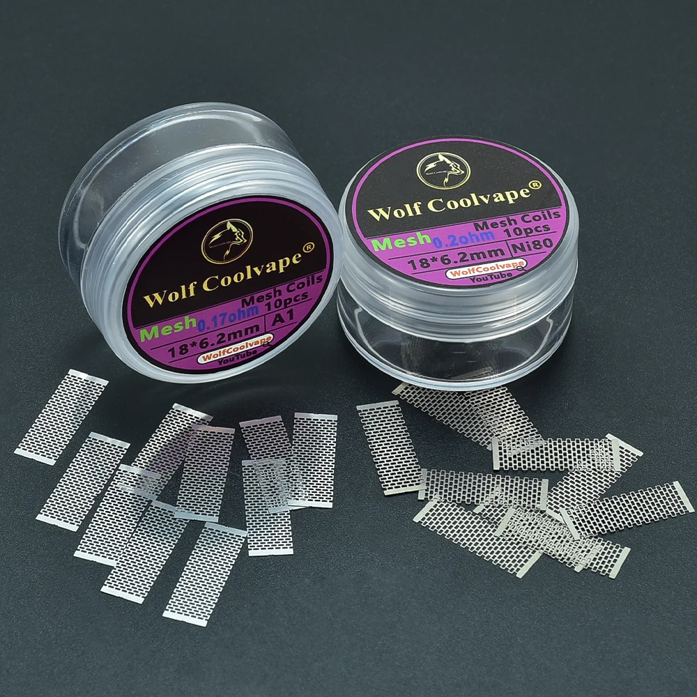 WOLF COOLVAPE Zeus X Mesh Coils 0.2ohm/0.17ohm cottons Zeus X Mesh RTA ...