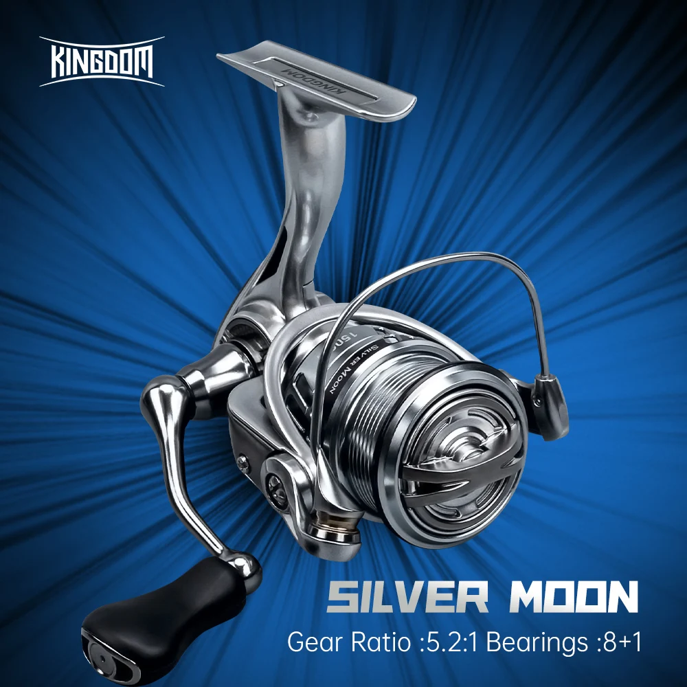 Kingdom-Silver-Moon-Fishing-Reel-Spin-9kg-Maximum-Resistance-5-2-1-Gear ...