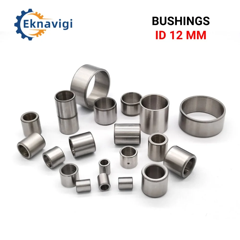 1PCS Inner Diameter 12 MM Wear-resistant Steel Sleeve GCR15 Bearing ...