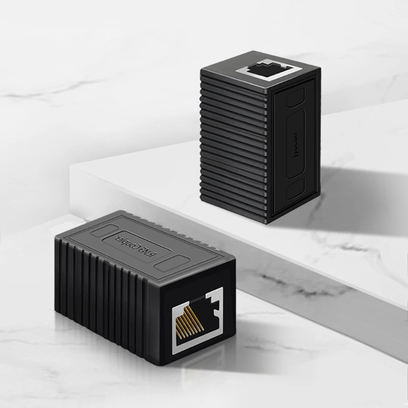 RJ45 Female Network Ethernet Net Connector Adapter Coupler Extender ...