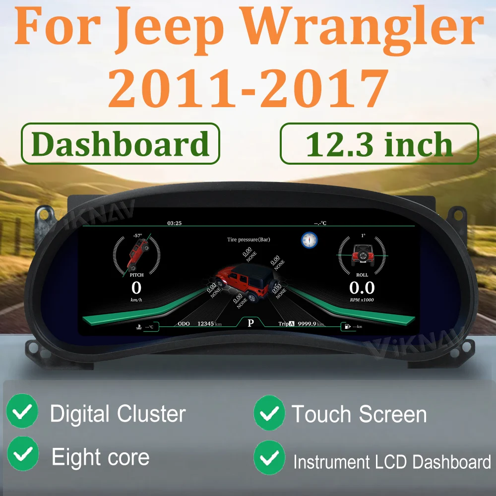 For-Jeep-Wrangler-2011-2017-Digital-Dashboard-Panel-Virtual-Instrument ...