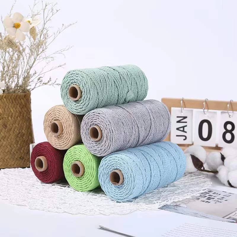 Ready Stock 2mm 10Meters Cotton Macrame Cord Rope Piping for Crochet ...