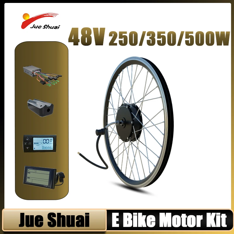 48V-Ebike-Hub-Motor-Wheel-with-Controller-LCD-Display-250-350-500 ...
