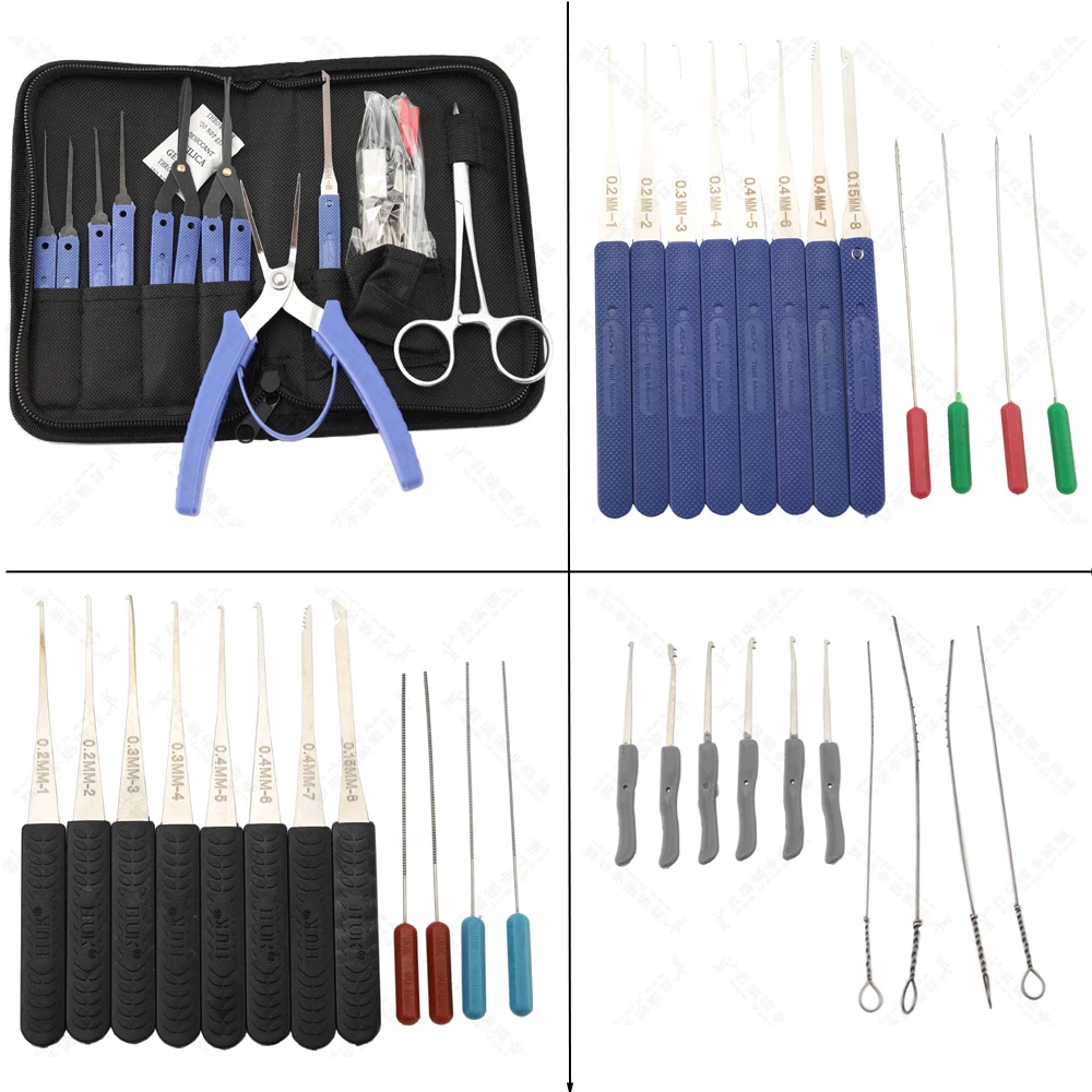 Broken-Key-Extractor-Locksmith-Tools-Kit-Key-Remove-Hooks-Hand-Tools ...