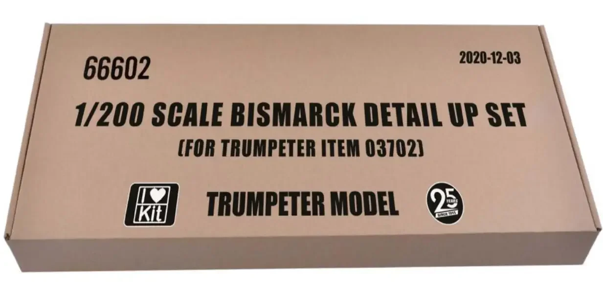Trumpeter 66602 1/200 Scale Bismarck Detail Up Set for Trumpeter 03702 ...