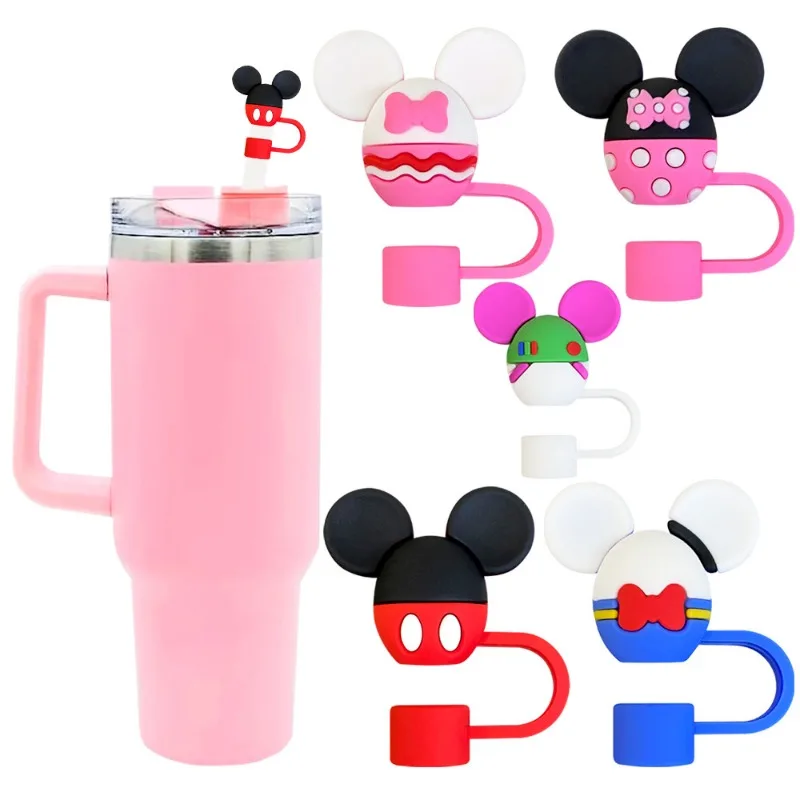 Disney Mickey Serie Straw Covers for Stanley Tumbler Cups Accessories ...