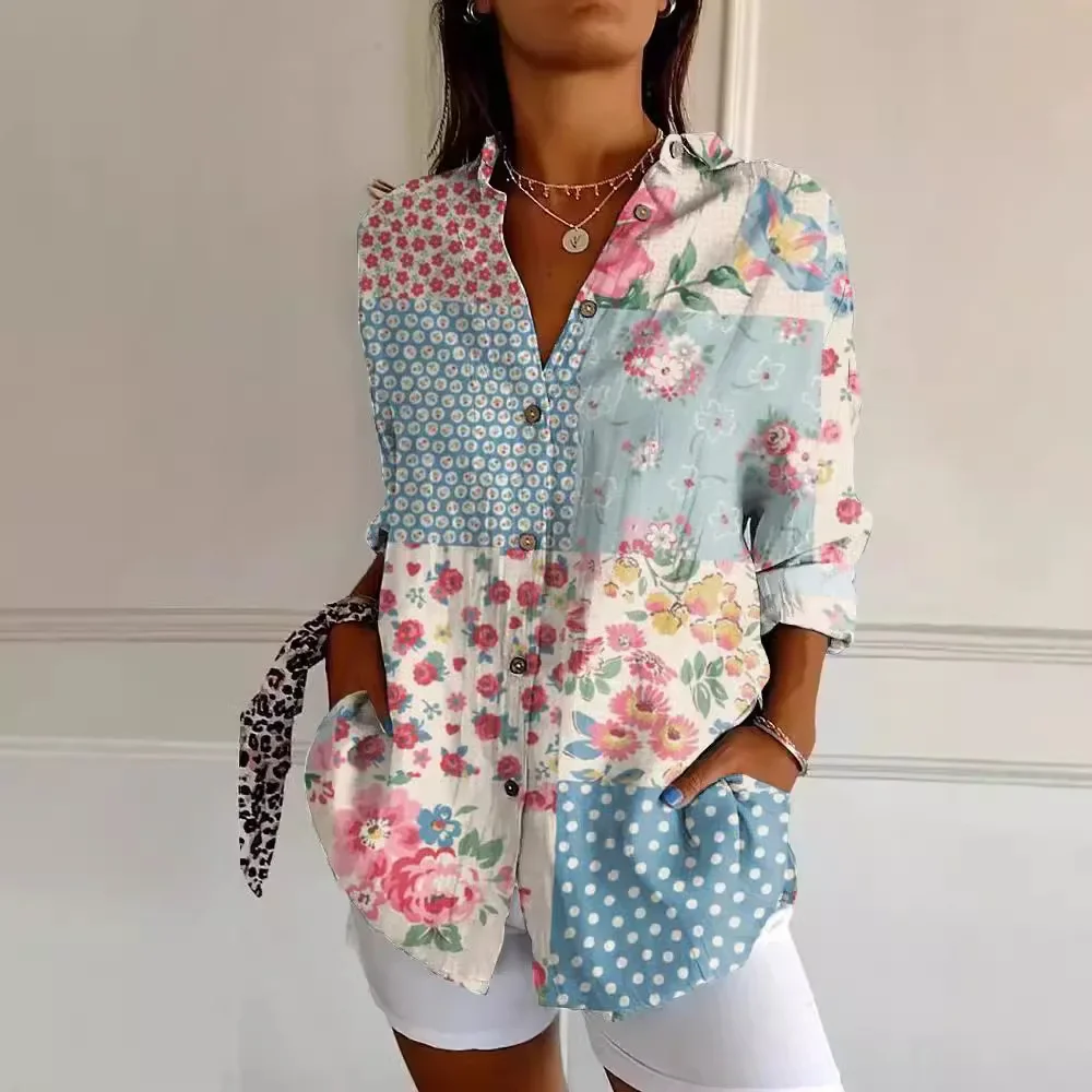 Long-Summer-Shirt-for-Women-European-and-American-Trendy-Half-Sleeve ...