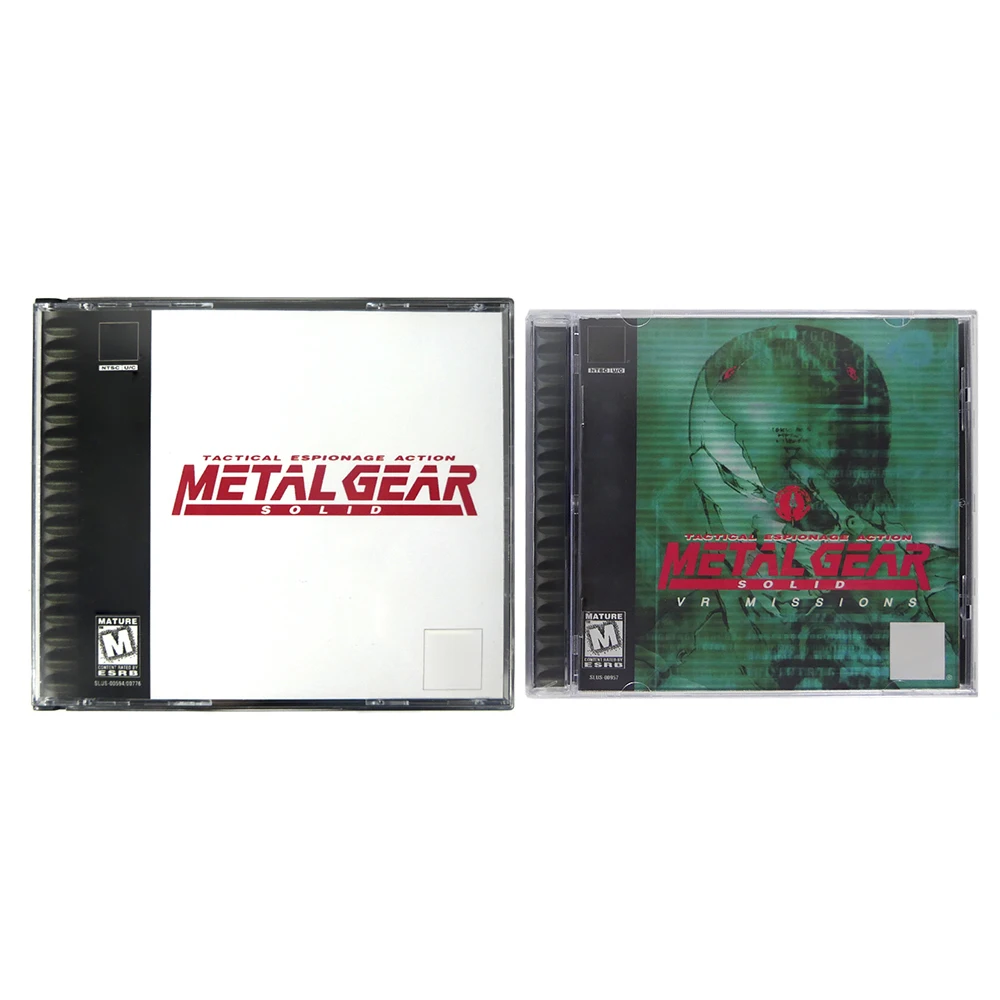 PS1 Metal Gear With Manual Copy Disc Game Black Bottom Unlock Console ...