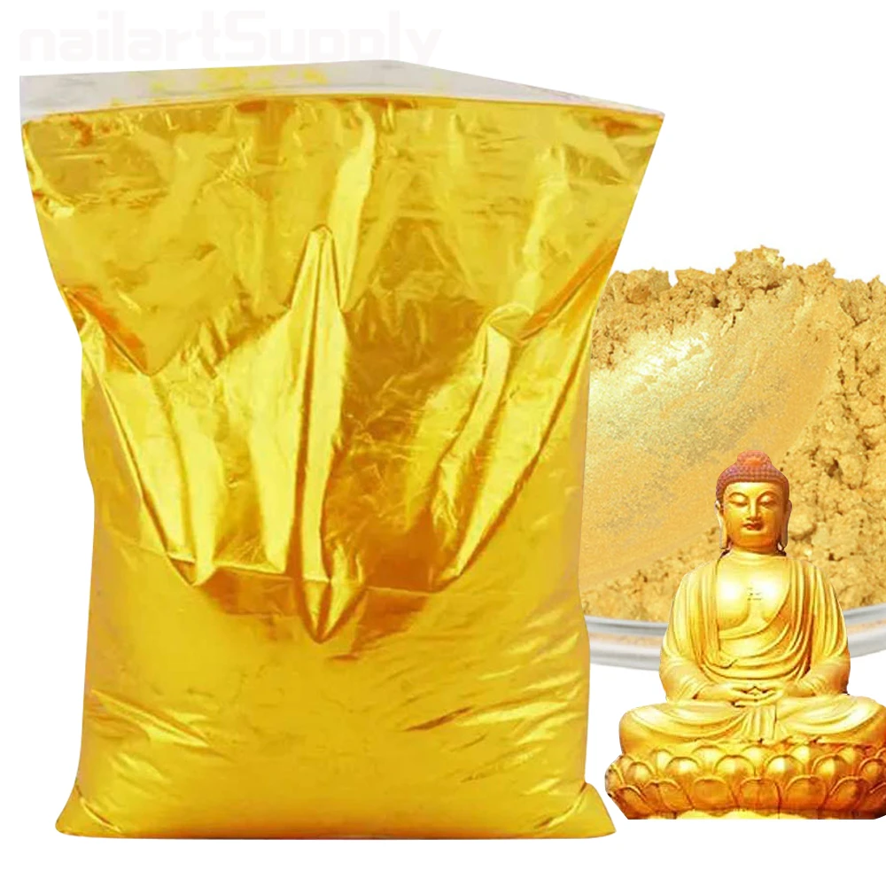 50g Royal Gold Mica Powder Pearlescent Pigment Resin Colorant for Epoxy ...