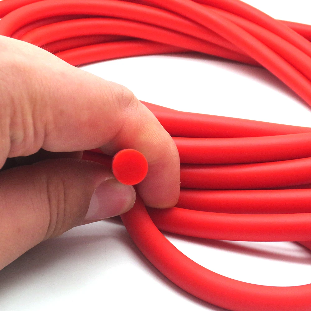 Diameter 8mm Round Rubber Band High Elastic And Durable Solid Latex ...