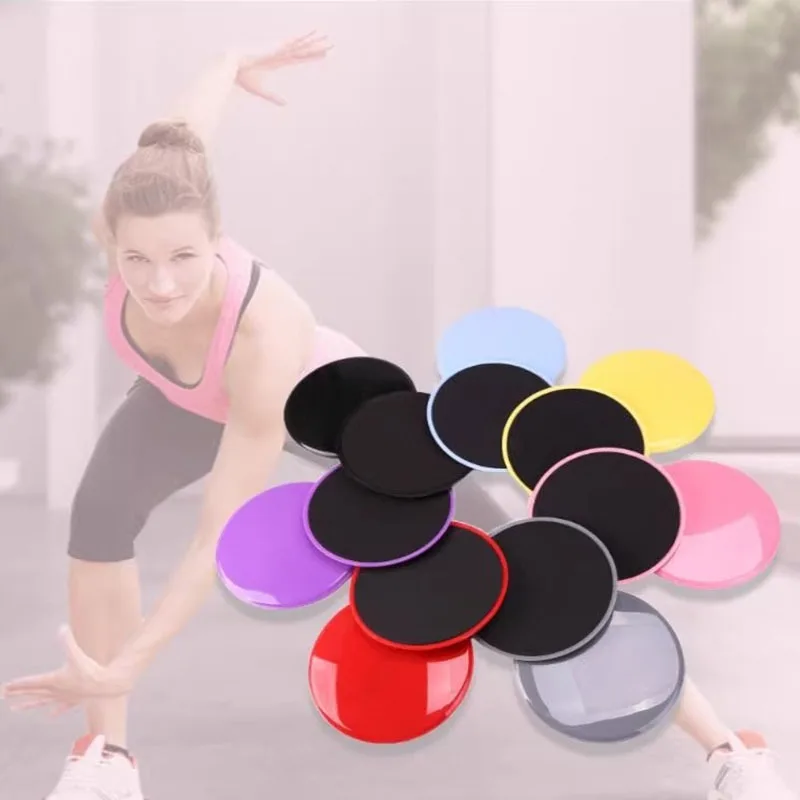 2Pcs-Gliding-Discs-Slider-Fitness-Disc-Exercise-Sliding-Plate-Abdominal ...