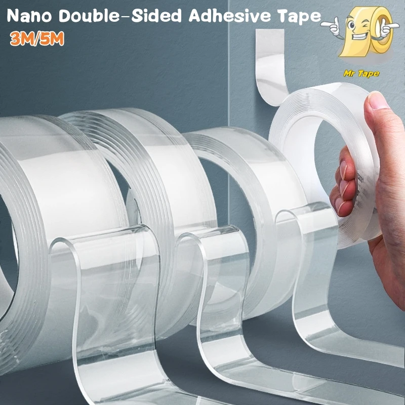 Ultra-strong-Double-Sided-Adhesive-5M-3M-Nano-Traceless-Tape-Reusable ...