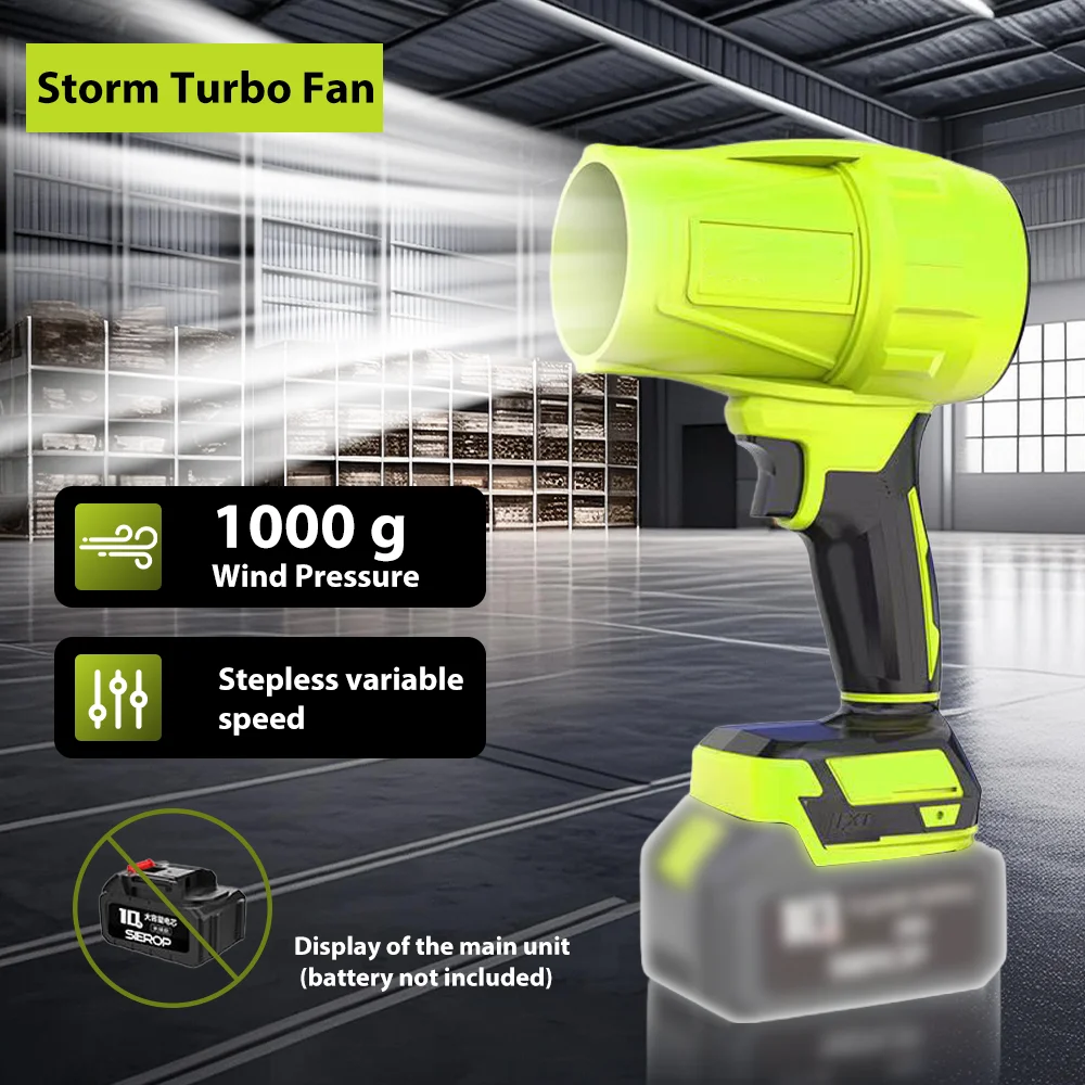 Handheld Turbo Jet Fan For Makita18V-21V Battery 1000g Thrust Powerful ...