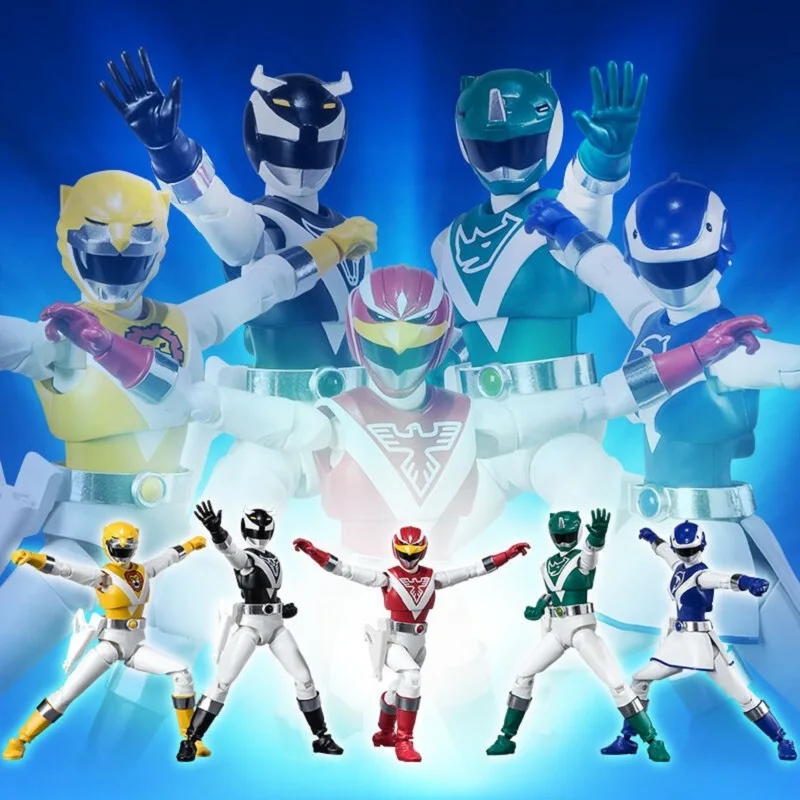 Super Sentai Rangers Figuras de Ação, SMP Anime Montar Modelo Kit ...