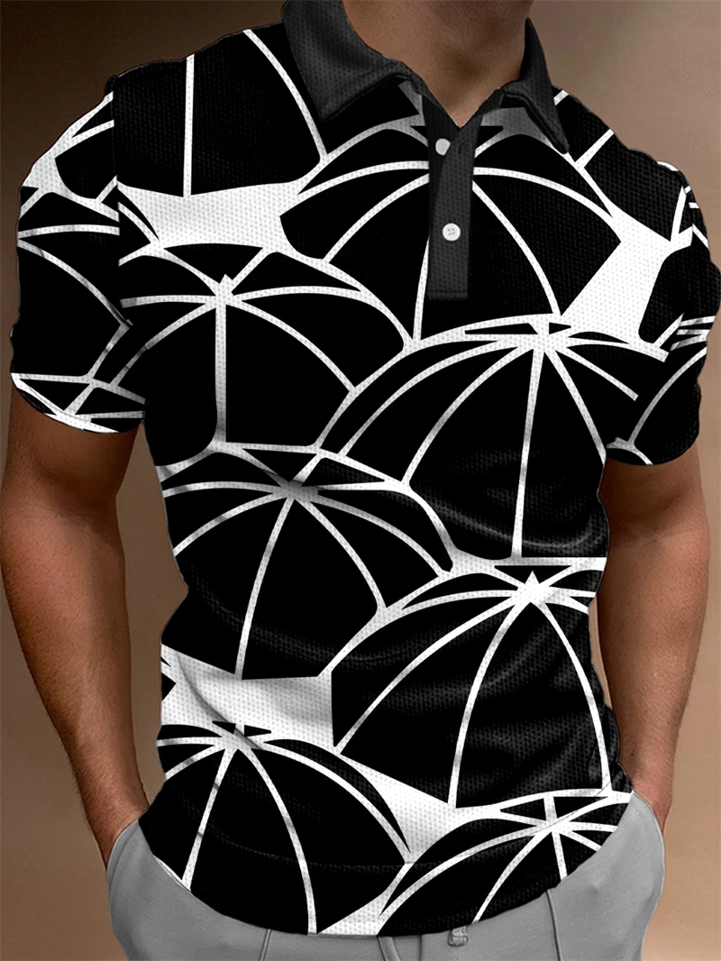 Newest-Funny-Polo-Shirt-For-Men-Summer-3D-Print-Short-Sleeve-Golf-Polo ...