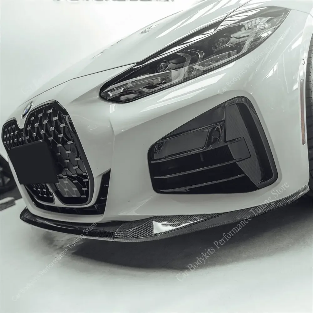 For-Bmw-G22-G23-M-Performance-Style-Front-Bumper-Splitter-Lip-Spoiler ...