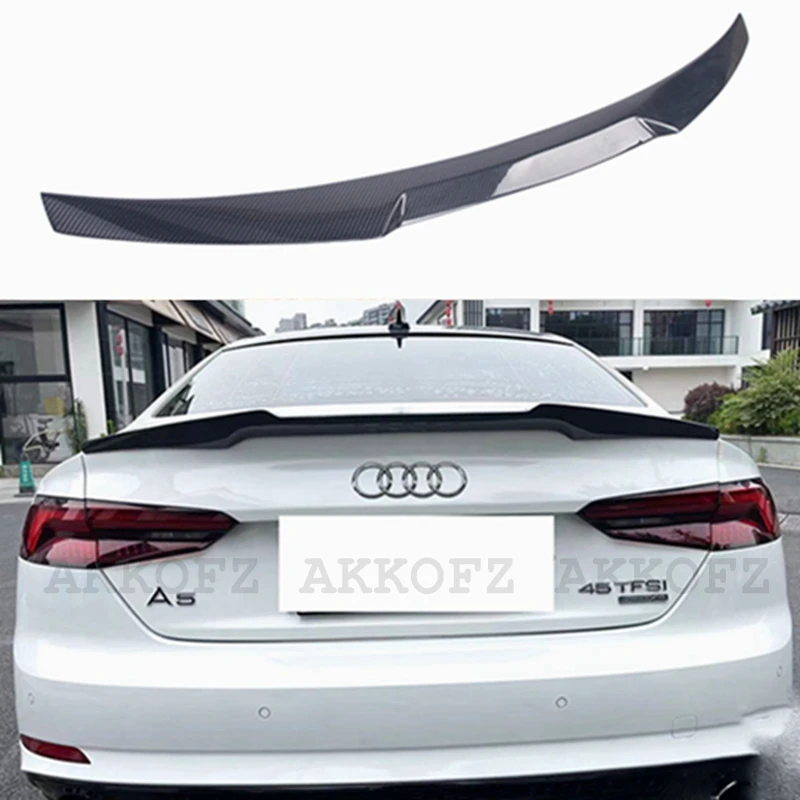 For-AUDI-A5-S5-RS5-B9-2Door-4Door-Coupe-M4-Style-Carbon-fiber-Rear ...
