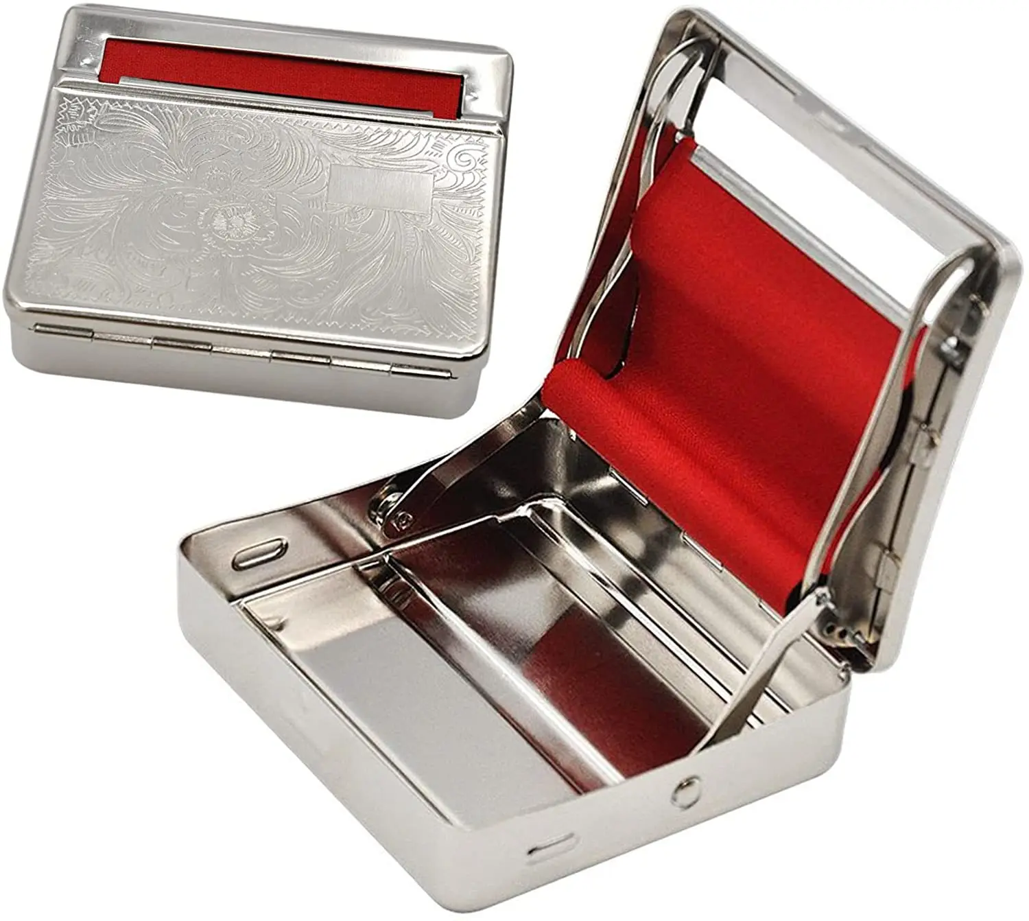 70 portable Metal Machines Tobacco Roller Cigarette Case Manual Rolling ...