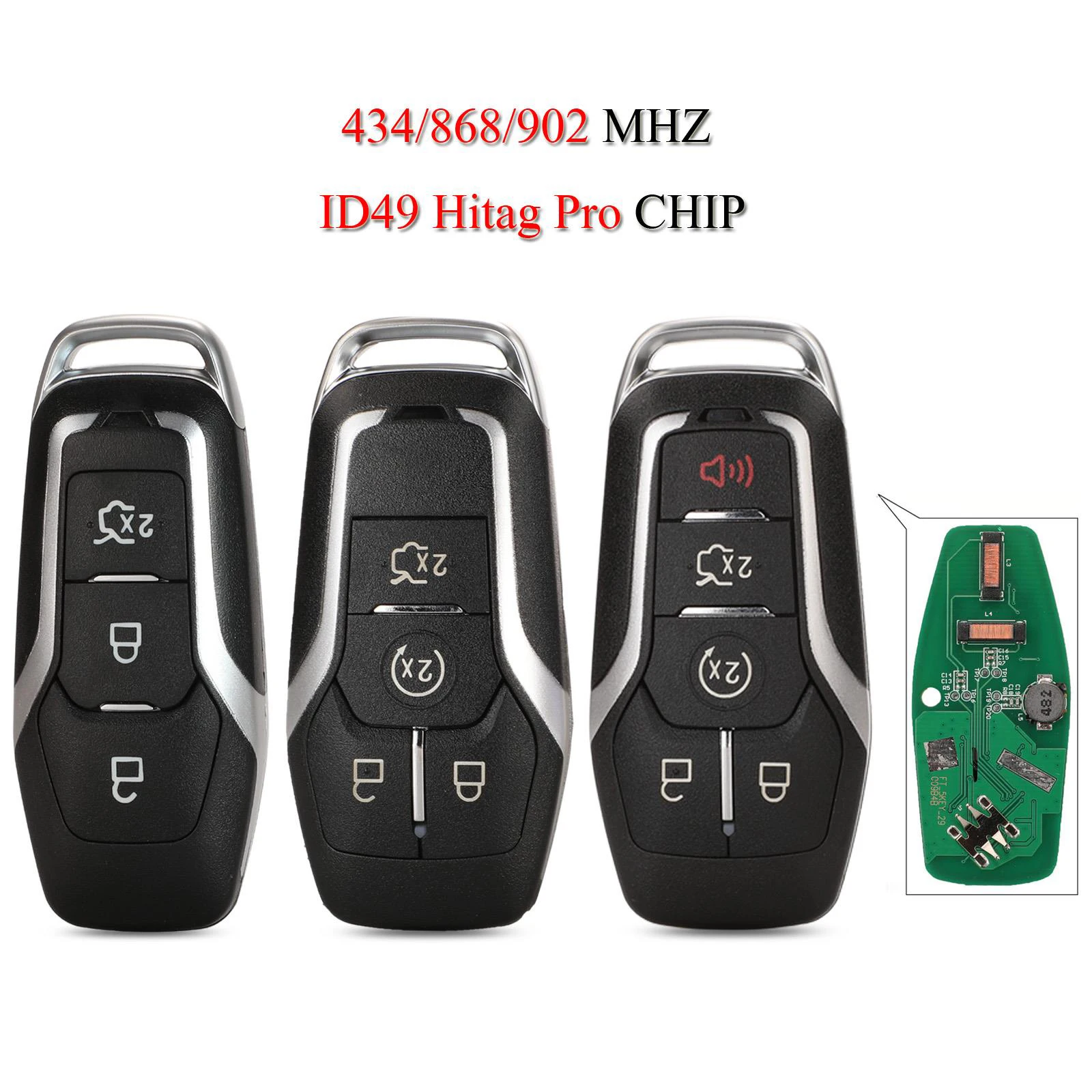 jingyuqin-Remote-Smart-Car-Key-For-Ford-Mustang-Edge-Explorer-Fusion ...