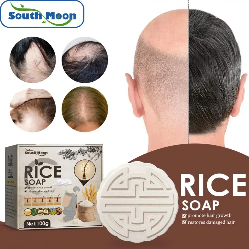 Rice-Shampoo-Bar-Hair-Growth-Shampoo-Soap-Natural-No-Irritation ...