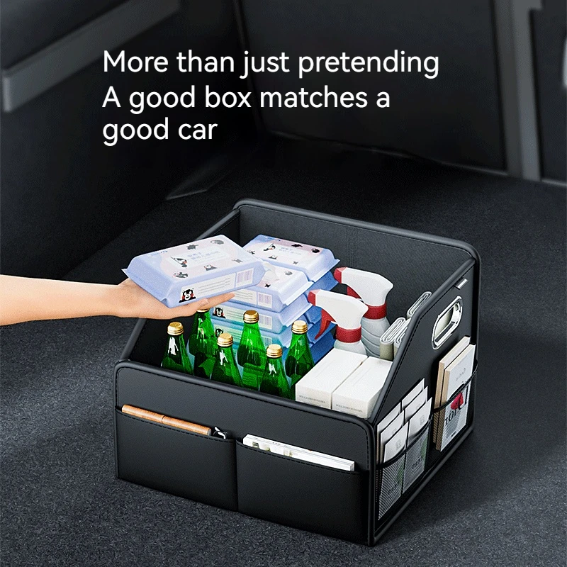 Car-Storage-Boxes-Folding-Auto-Organizer-Box-PU-Leather-Waterproof ...