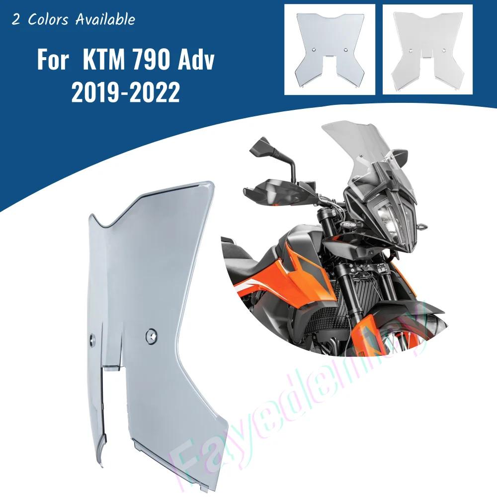 Motorcycle Front Screen Wind Shield Accessories For KTM 790 ADV 2020 ...