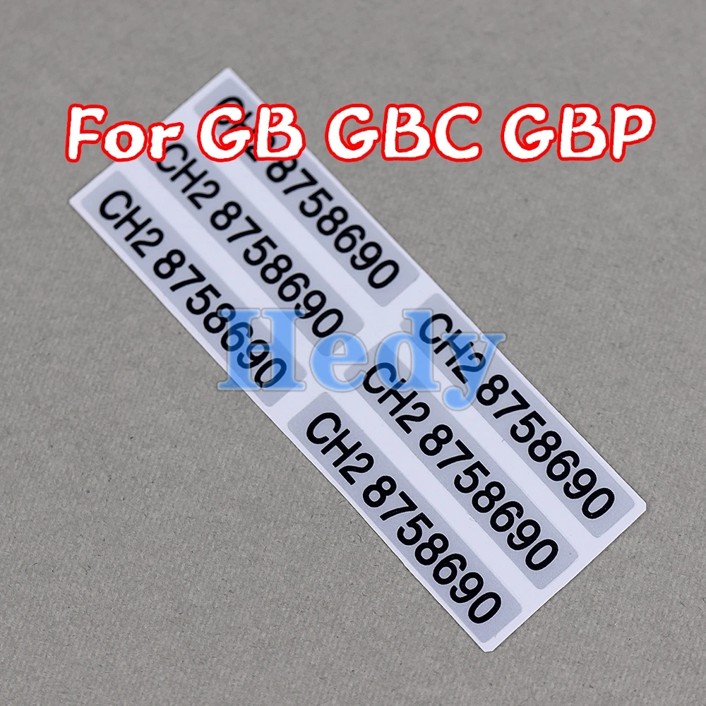 500PCS-For-GB-GBC-GBP-Console-Universal-Serial-Number-Sticker-Back ...