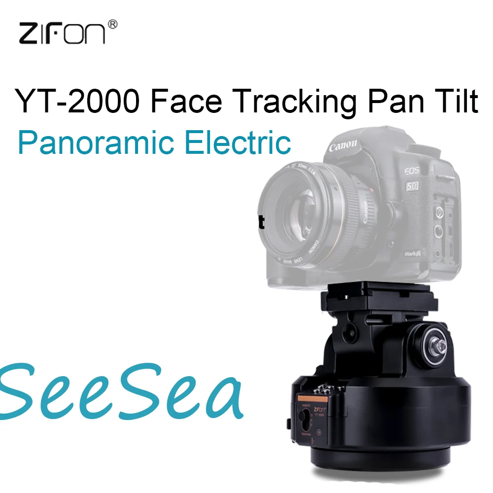 Zifon YT-2000 Camera Panoramic Electric Pan Tilt Face Tracking 2KG ...