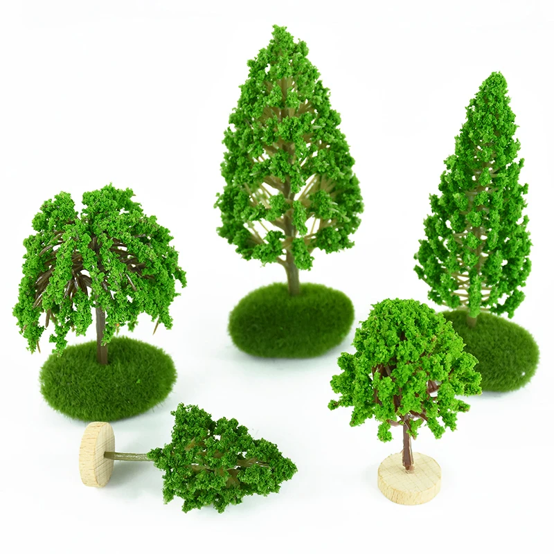 1pcs-Simulated-Mini-Tree-Model-Green-Scenery-Landscape-Sand-Table-Decor ...