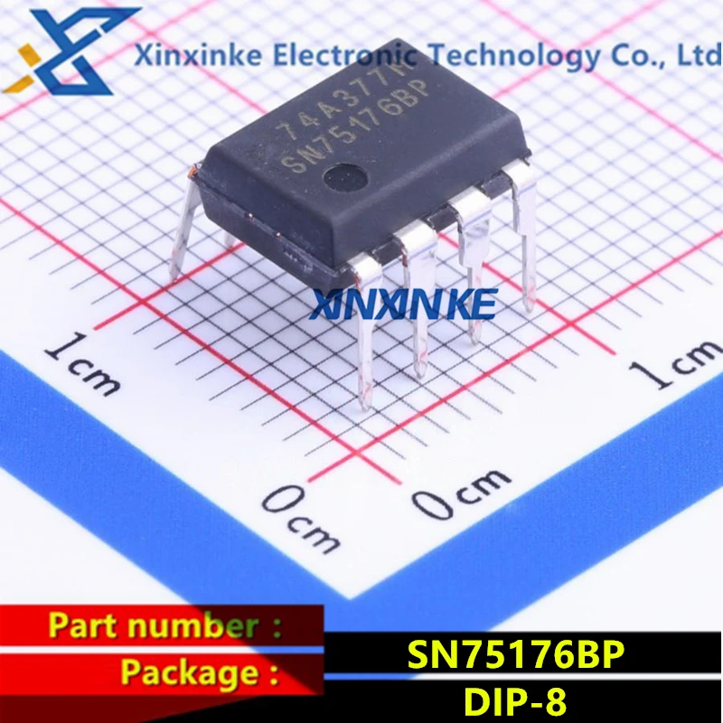 SN75176BP DIP 8 RS 422/RS 485 interfaz IC Bus Diff transceptores Chip semidúplex a estrenar ...