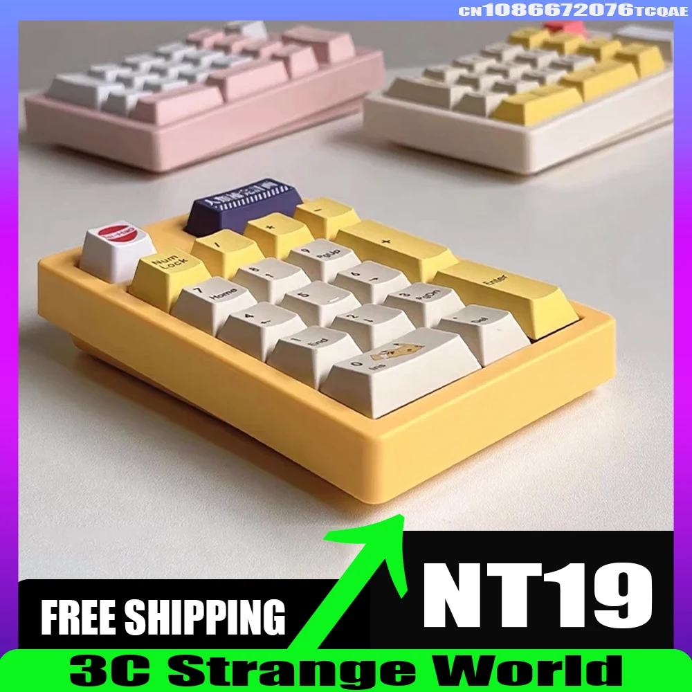 Next-Time-Nt19-Pad-Keypad-Mini-Keyboard-3-Mode-Bluetooth-Wireless ...