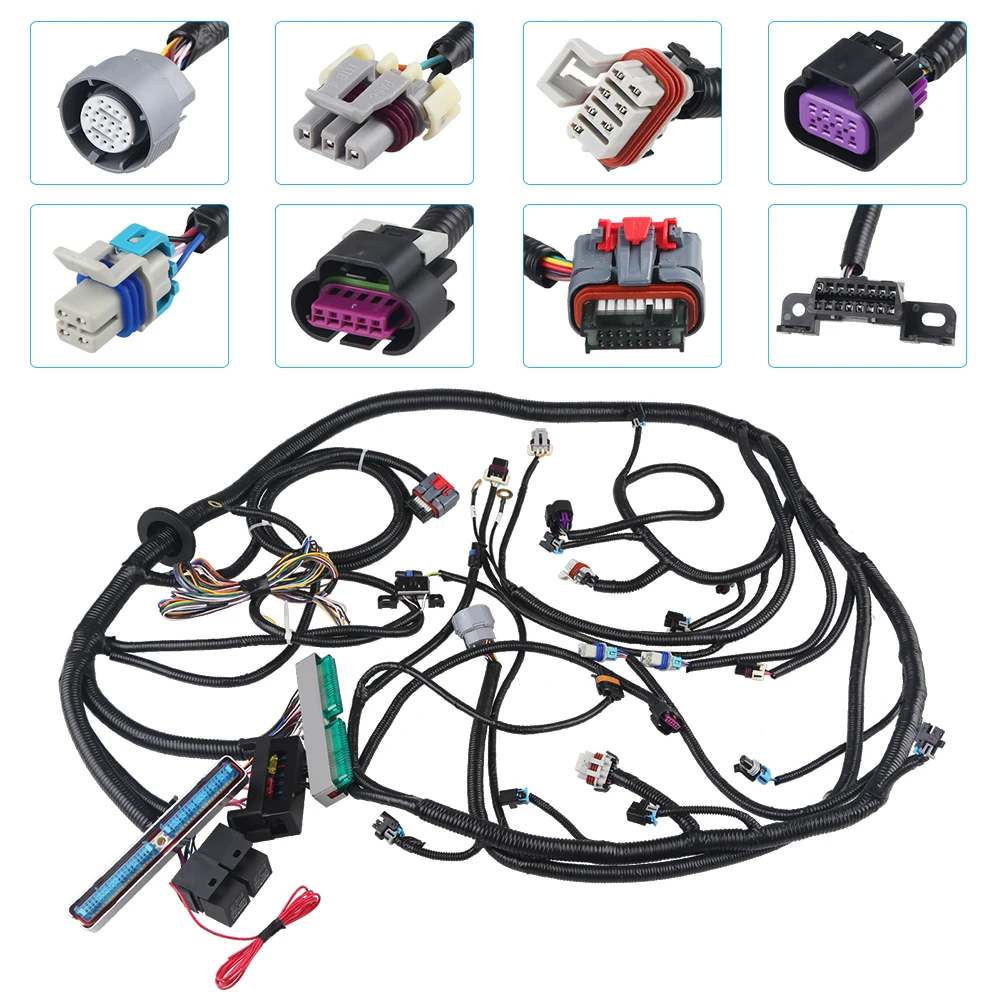 DBW-Engine-Standalone-Wiring-Harness-Sensor-Adapter-For-4-8L-5-3L-6-0L ...