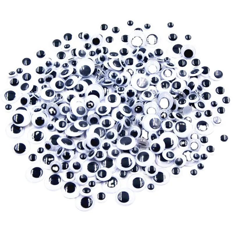 Wobbly-Googly-Eyes-6mm-8mm-10mm-3D-Plastic-Black-Eye-With-Adhesive ...