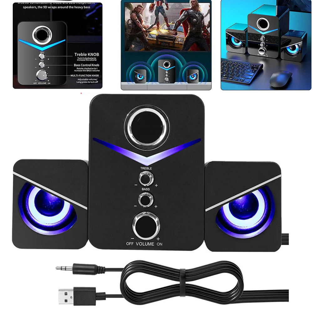 Computer LED Speakers System – GIZMO PRO