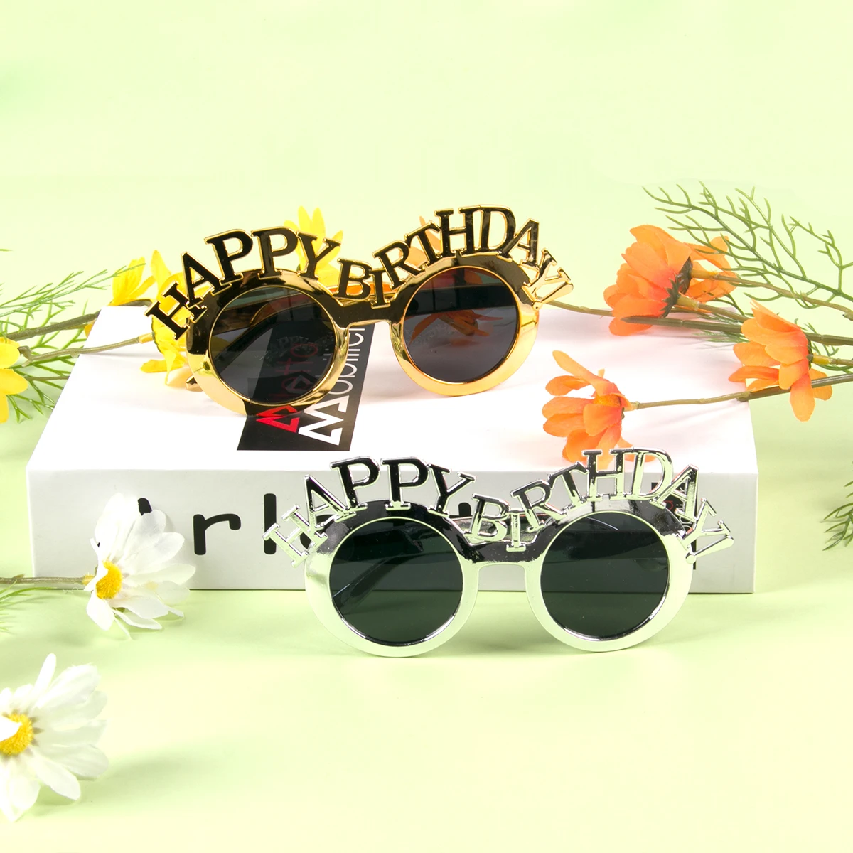 Happy-Birthday-Sunglasses-Silver-Gold-Sunglasses-Frames-Adult-Birthday ...