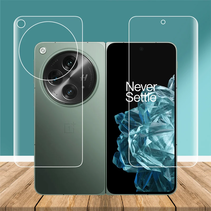 For-OnePlus-Open-OnePlusOpen-7-82-Clear-TPU-Matte-Anti-Fingerprints-Hydrogel-Full-Cover-Soft ...