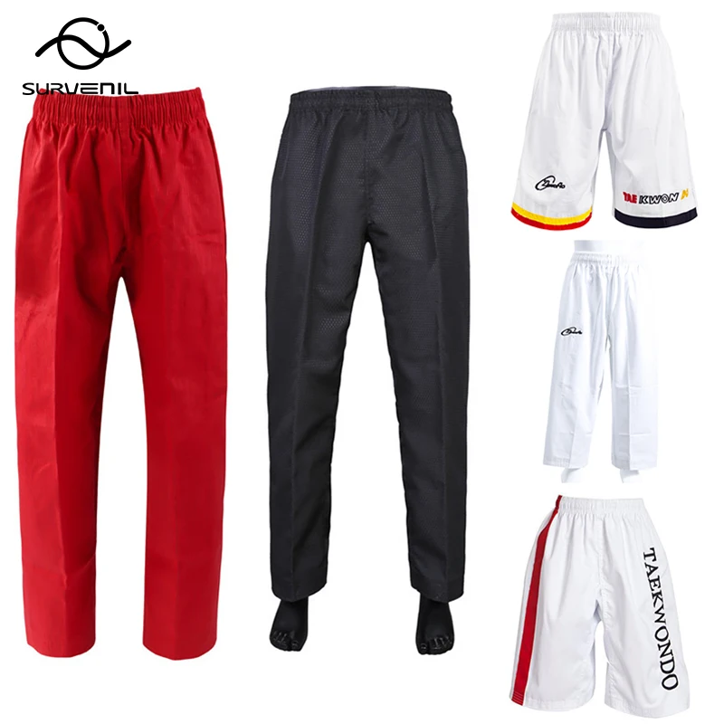 Taekwondo-Pants-Pofessional-WTF-Karate-Judo-Dobok-Uniform-Men-Women ...