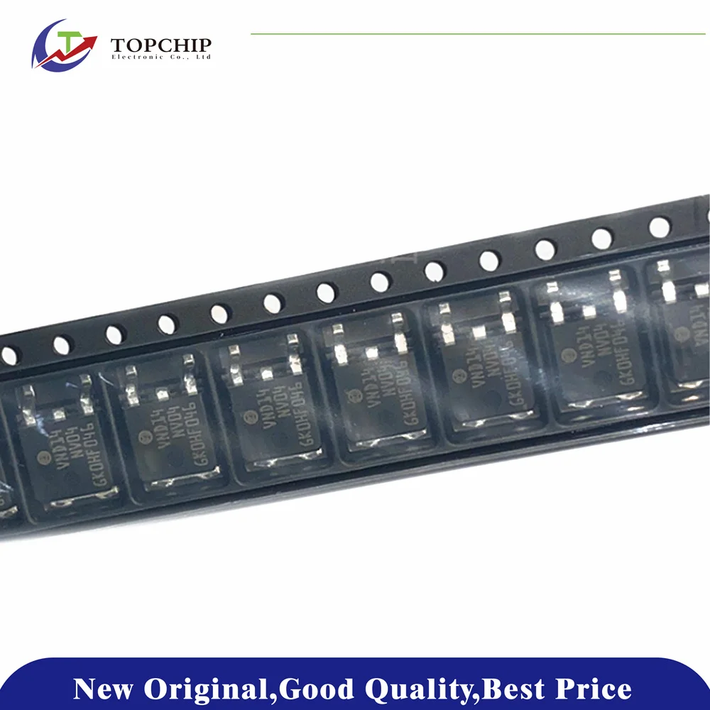 10Pcs-New-original-VND14NV04TR-E-VND14NV04-DPAK-Power-Distribution ...