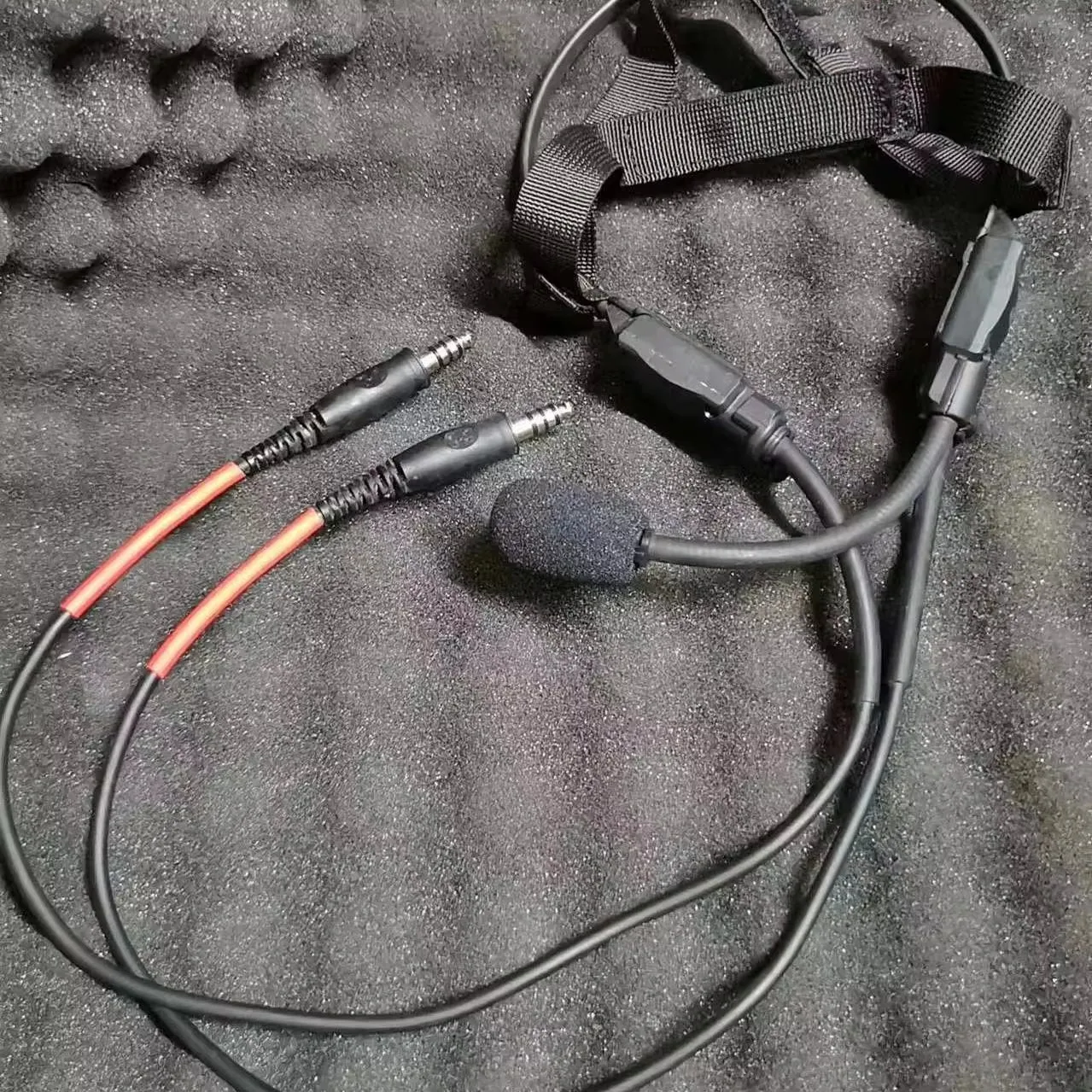 Hunting Tactical Accessories MH180 Bone Conduction Tactical Headphones ...
