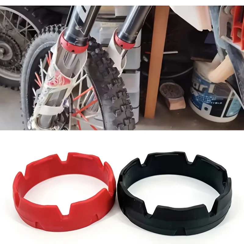 Motorcycle front fork shock absorber protective ring anti-wear sleeve ...